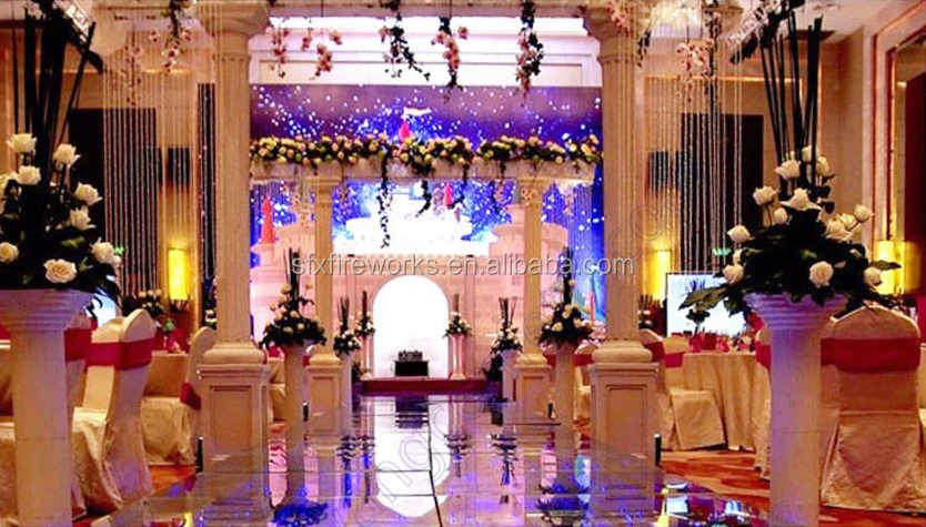 Mirrored PVC Wedding Aisle Runner - Elegant Stage Decoration