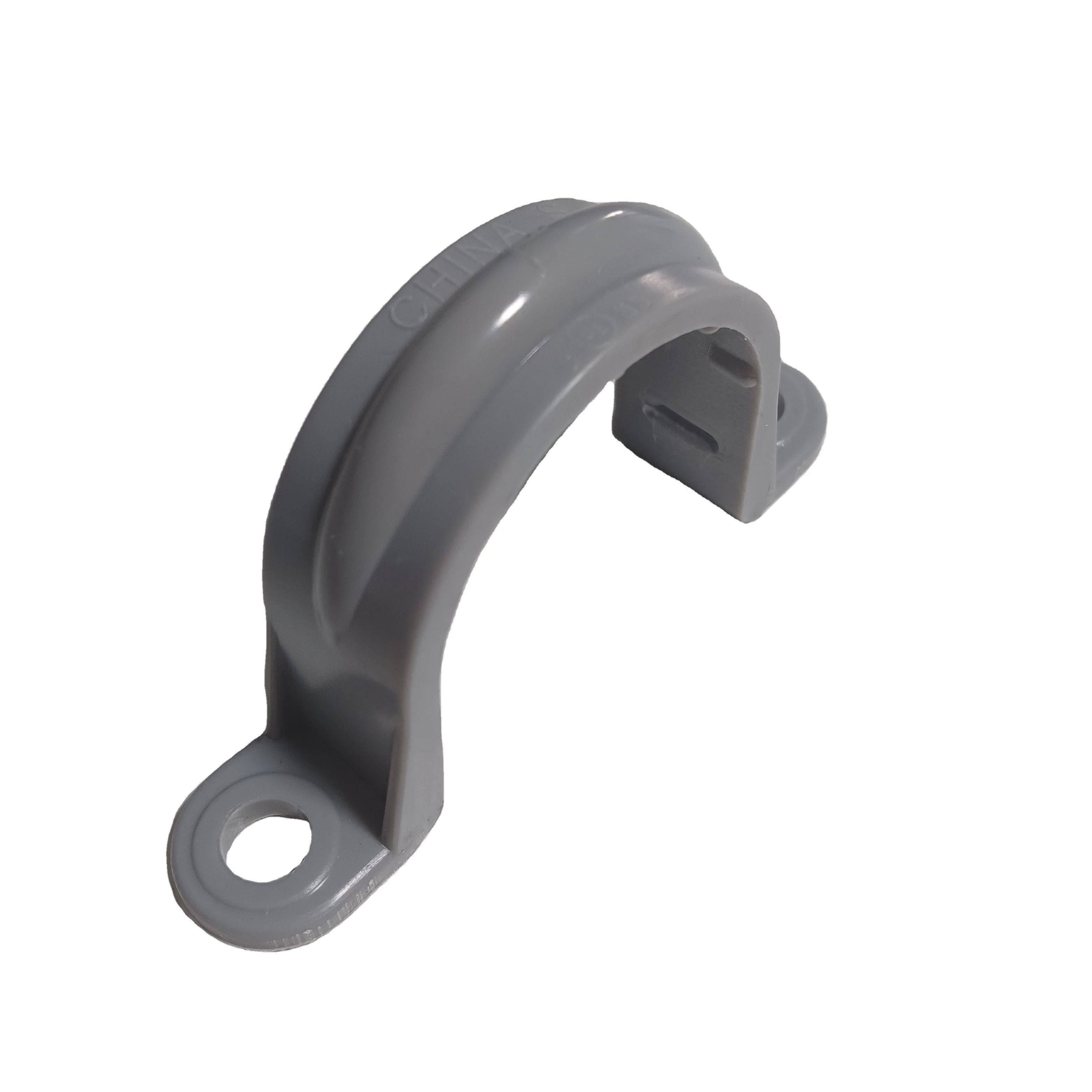 1/2 Inch Pvc Pipe And Tape Clamp Double Holes Gray Pvc Clamp - Buy Pipe ...