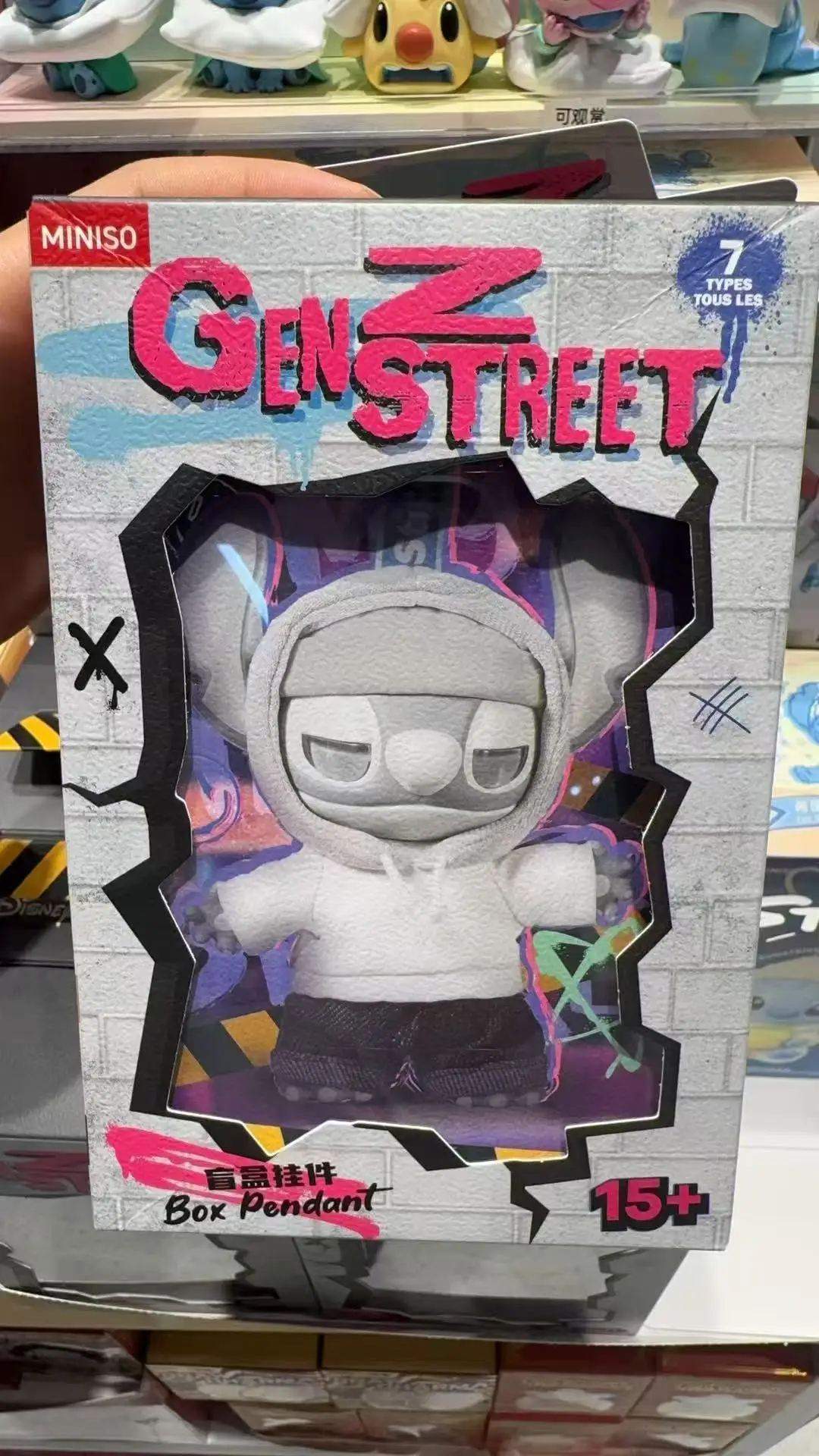 MINISO Dis Ney Release Stitch Genz Street Series Blind Boxes