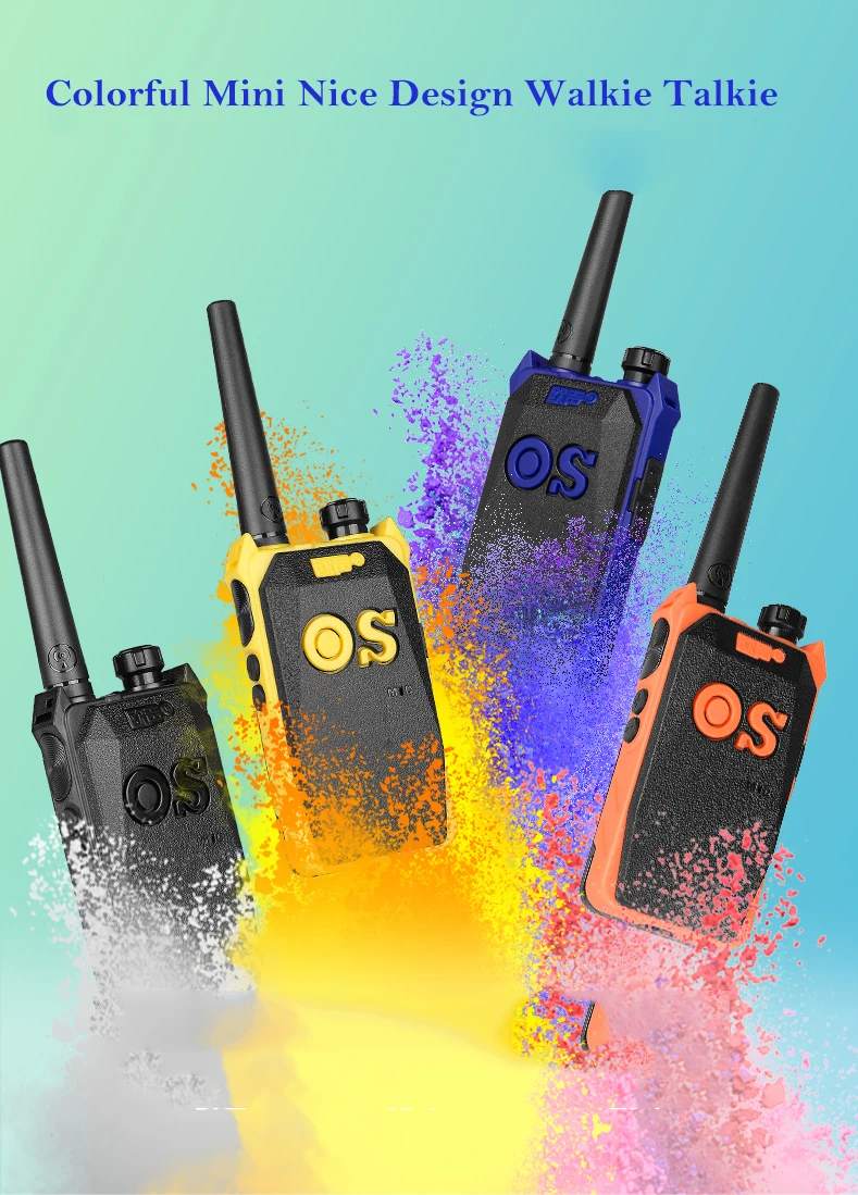 Wireless Colorful Mini Intercom Radio Scanner System Voki Toki