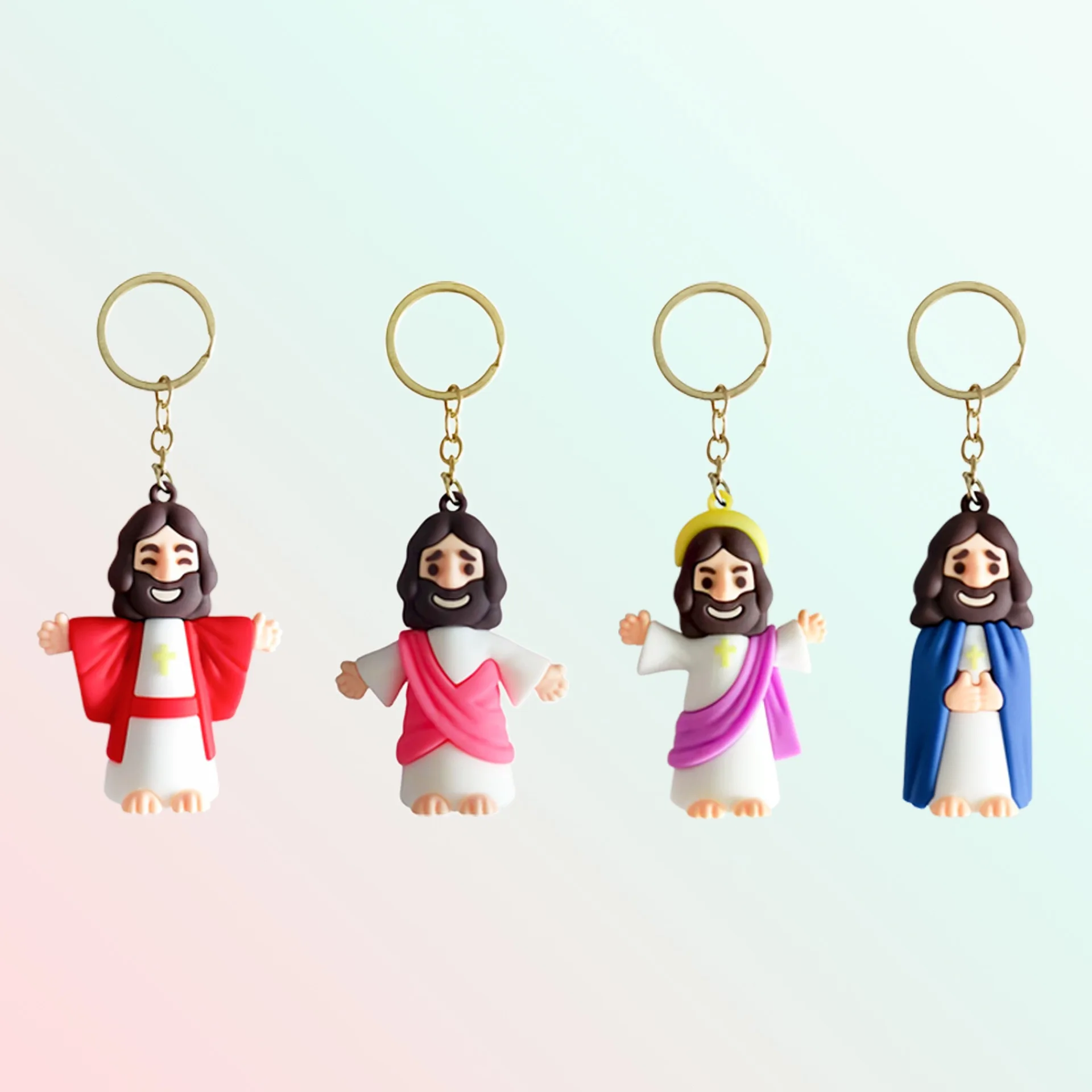 DropShipping PVC Soft Plastic Festival Creative Gift Small Character ...