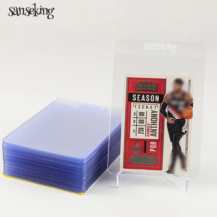 Sanseking 0.2mm Thickness Semi Rigid Card Holders For Trading Cards ...