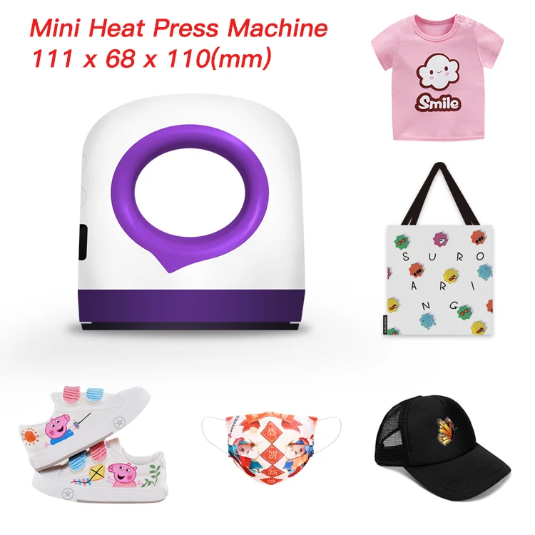 Easycount Mini Heat Press Machines Mini Irons For Crafts Portable Heat Press Easy Sublimation ...