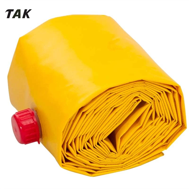 Fast Delivery Reusable Portable Flexible Water Filled Flood Barriers