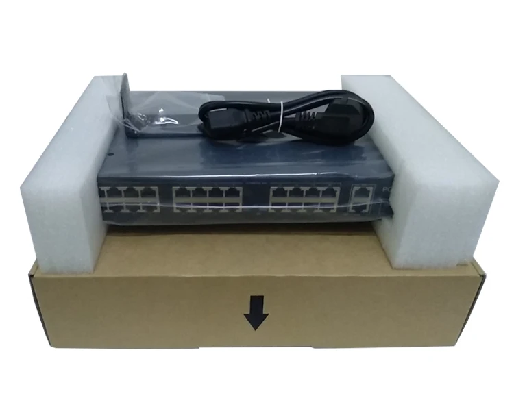 New Type Realtek 1000mbps Network 24 Ports Poe Ethernet Switch With 2 ...