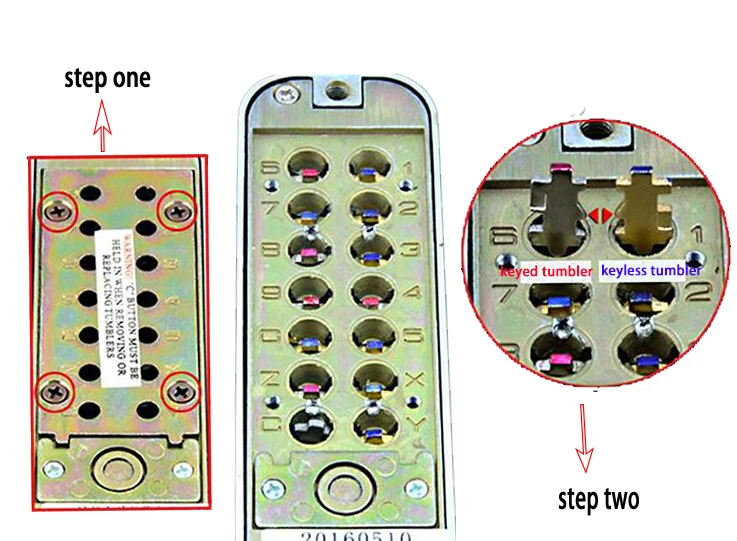 Coded Digital Pin Code Door Lock - Keyless Security Lock for Doors ...