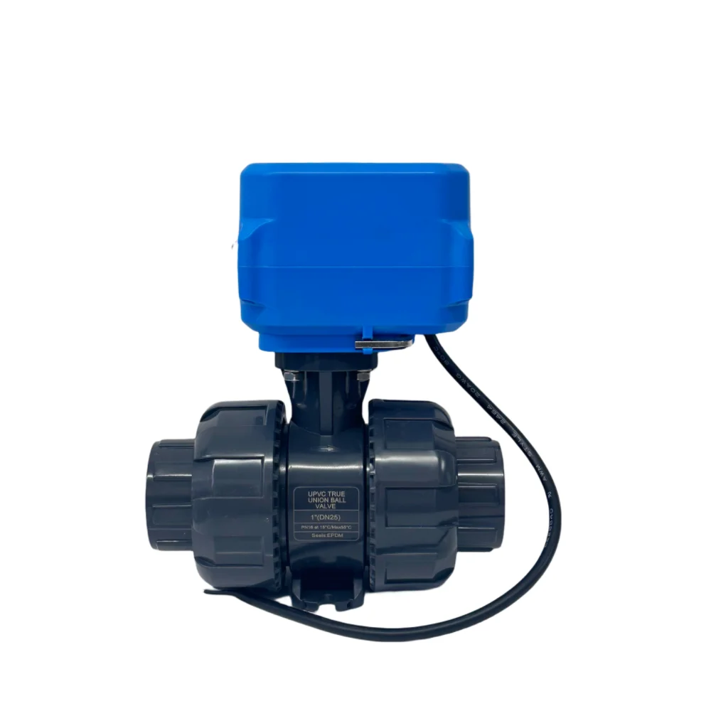 Micro Electric Pvc Ball Valve 24v Normally Closed Socket Two-wire Power ...