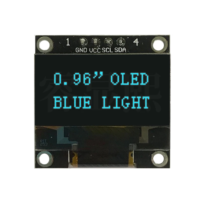 0.96 inch 128X64 OLED displays Module With PCB 4 PIN White/Blue/Yellow ...
