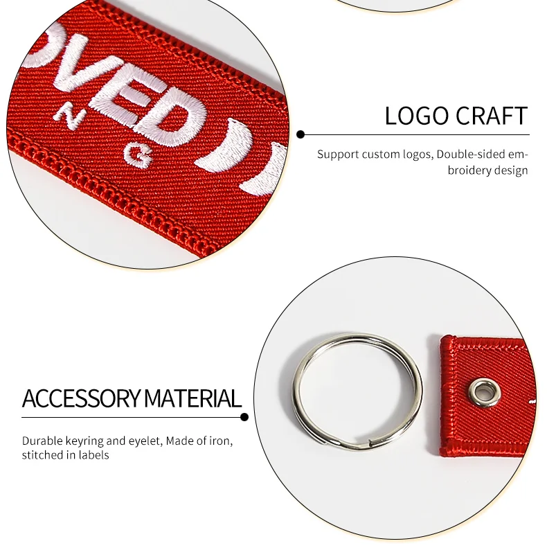 Best Selling Custom Embroidered Aviation Key Chain Keychain - Buy ...