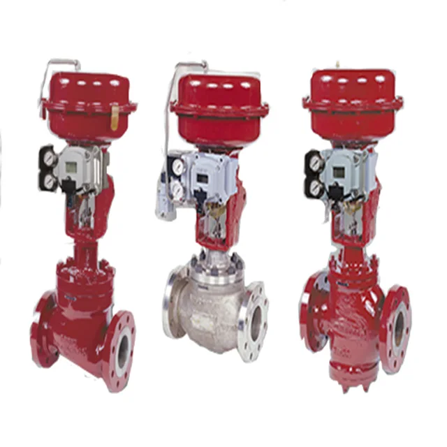 Masoneilan Double Ported Globe Valves 10000 Series Combine Pneumatic ...