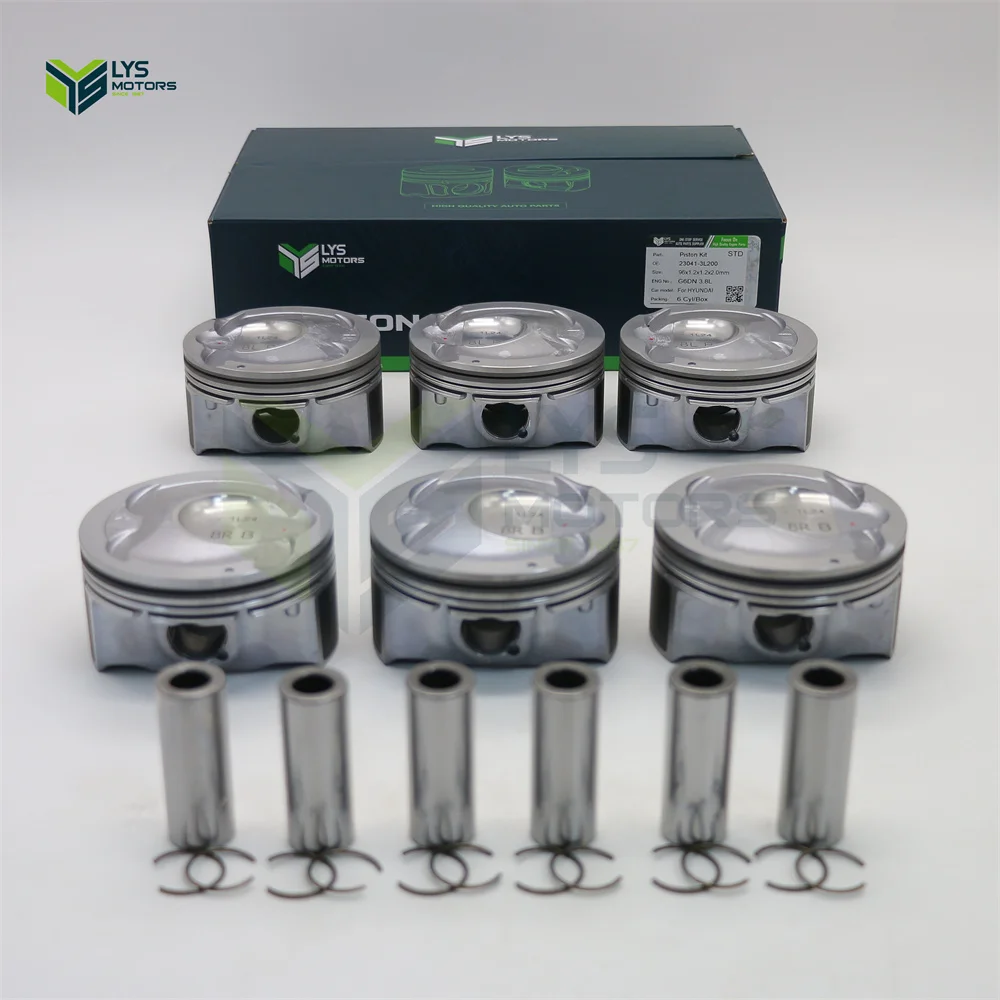 2018-2019 Hyundai Genesis G80 3.8L Piston Kit - Amy Brand