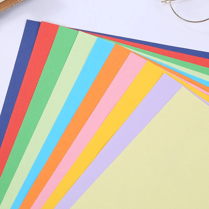 JINLAN A4 Color Card Paper Customized Color Multi-Purpose DIY Origami ...