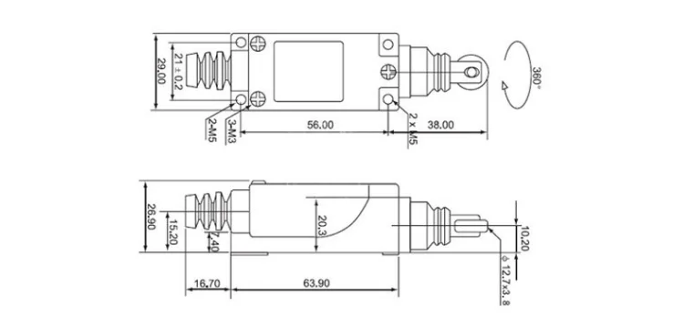 ME-8112 Roller Plunger Limit Switch 8112 AZ TZ| Alibaba.com