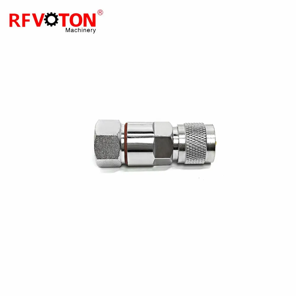 Rf Coaxial Clamp Type Uhf Male Straight Connector Ldf-4 1/2 - Buy Clamp ...