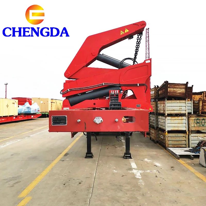 3 Axles 37tons 20ft 40ft Self Loading Side Loader Sidelifter Container ...
