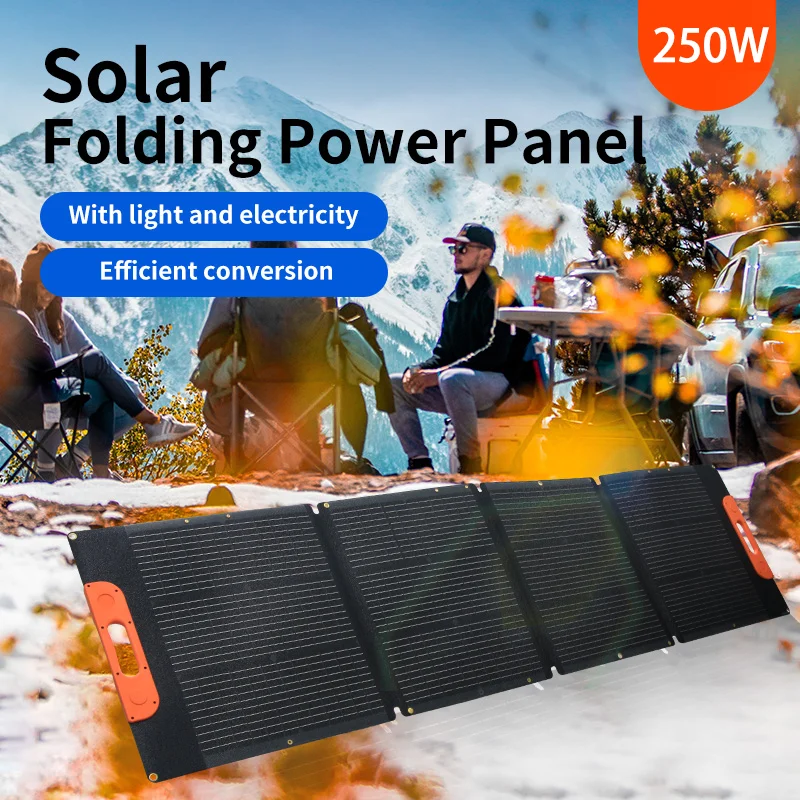 250W Outdoor Portable Foldable Solar Panels Solar Panels Portable ...