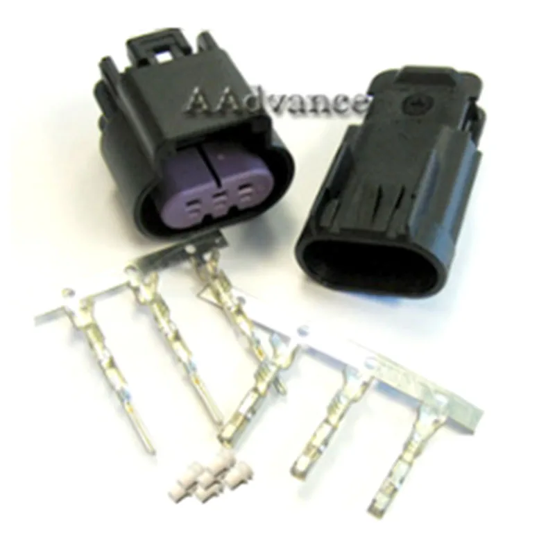 Automotive 3 Way Electrical Male Female Connectors 15326808 15326813 ...
