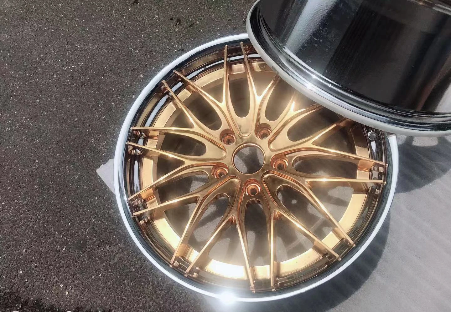 2020 New Design Luxury Forged Aluminum Alloy Electroplated Gold 16-23 ...