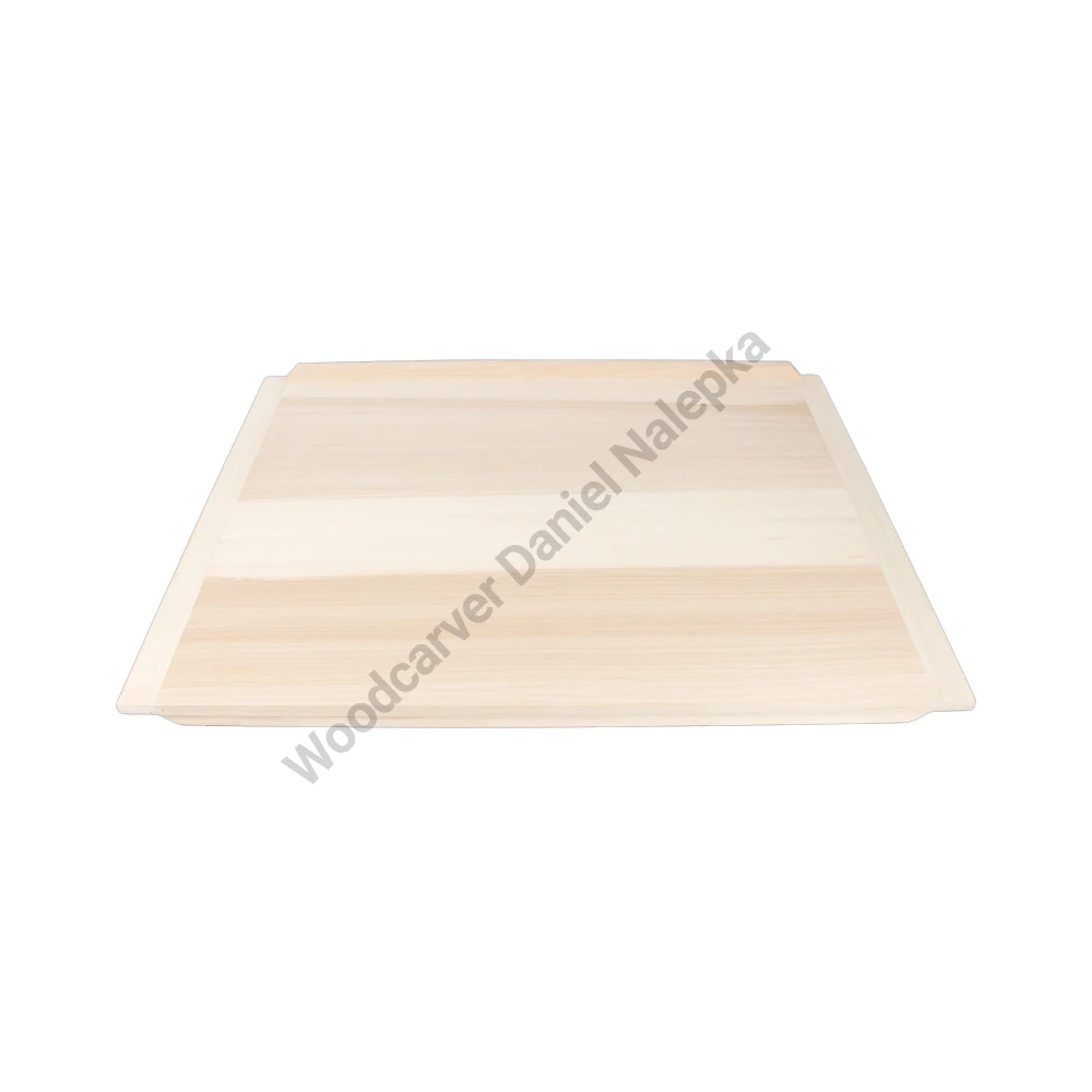 WoodCarver Double-Sided Poplar Wood Pastry Board 80x60cm Heavy-Duty Eco ...
