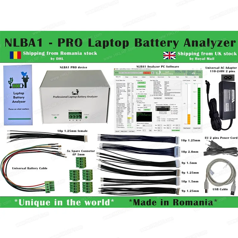 Powerful NLBA1-PRO Laptop Battery Tester & Analyzer - Reliable Battery ...