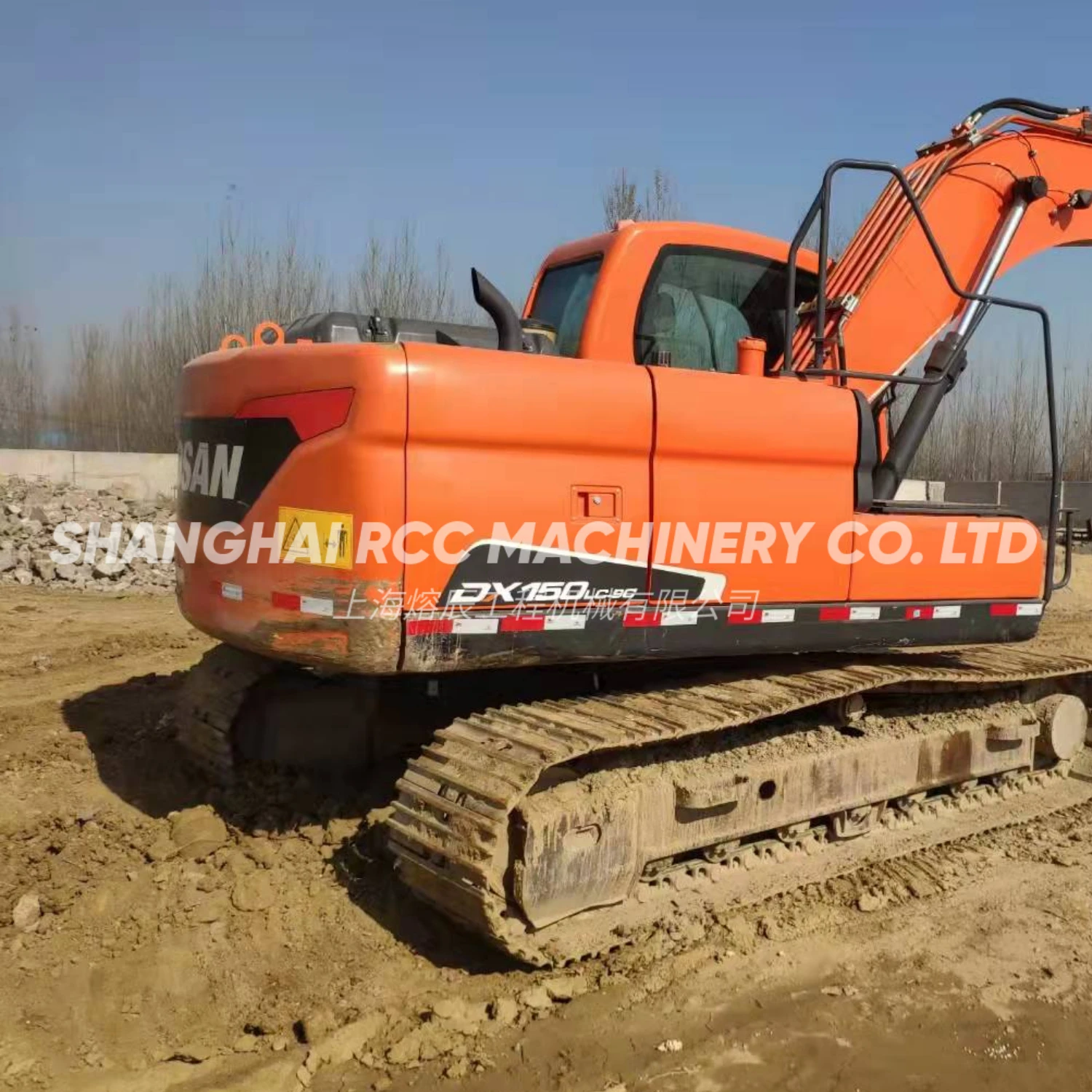 Used Original Doosan Dx150 Dx150lc-9c Hydraulic Excavator 15 Tons Midi ...