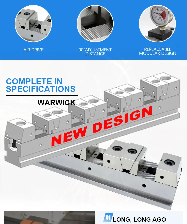 Parallel Combined Multigrip Vise for CNC Milling Machines - OEM/ODM