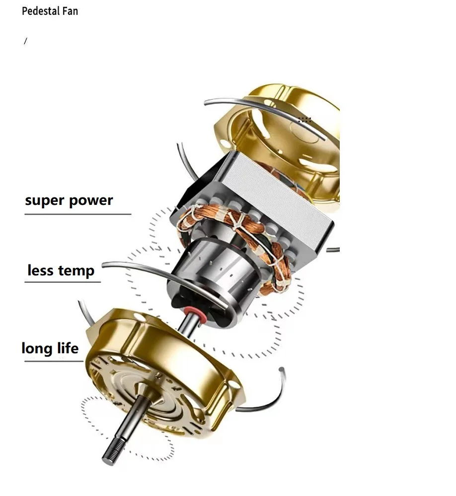 AC FAN Electric Fan MOTOR CUSTOM SIZE and POWER STAND FAN MOTOR