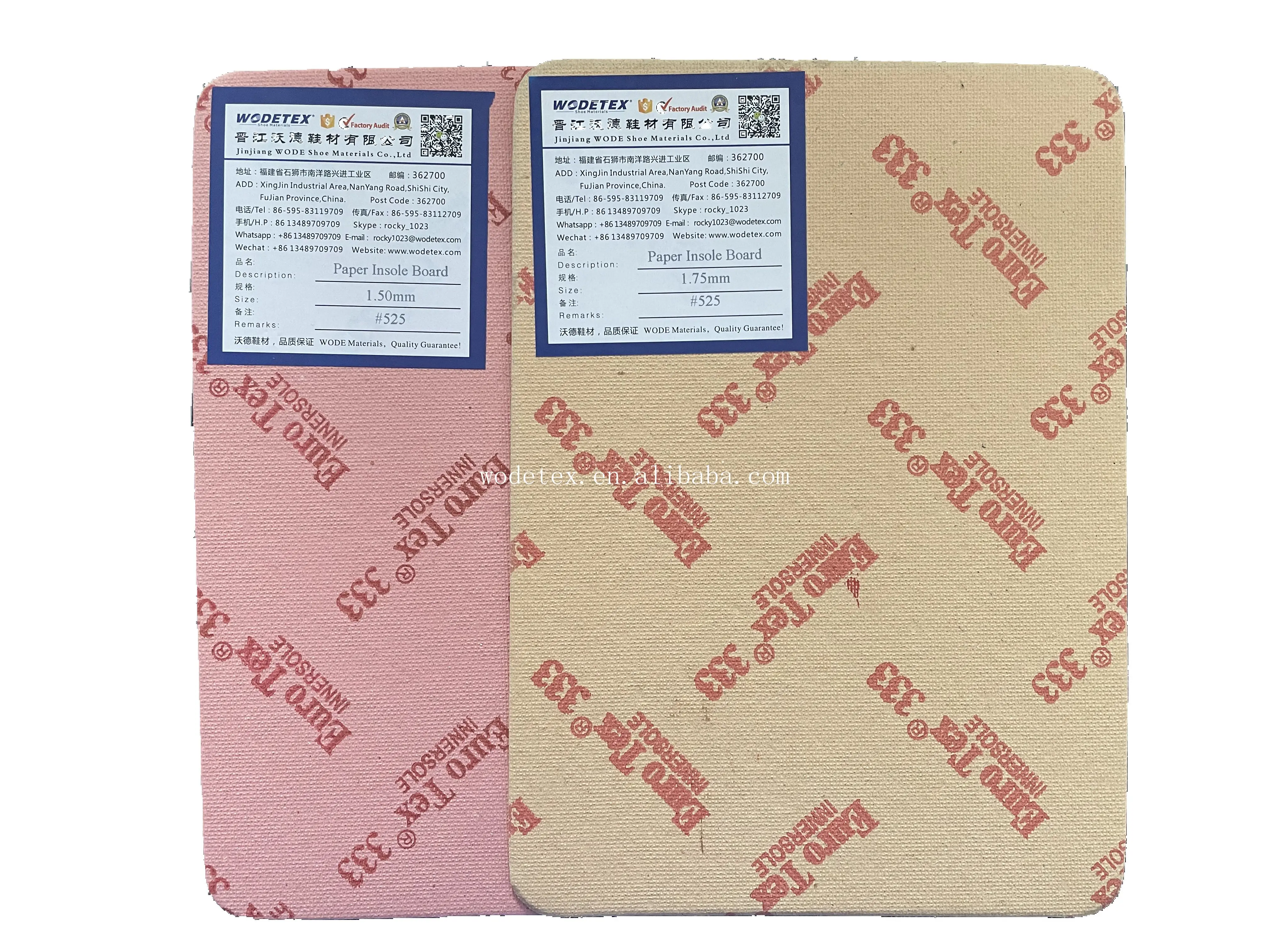 Texon Quality Paper Insole Board For Footwear Cellulose Paper Insole ...