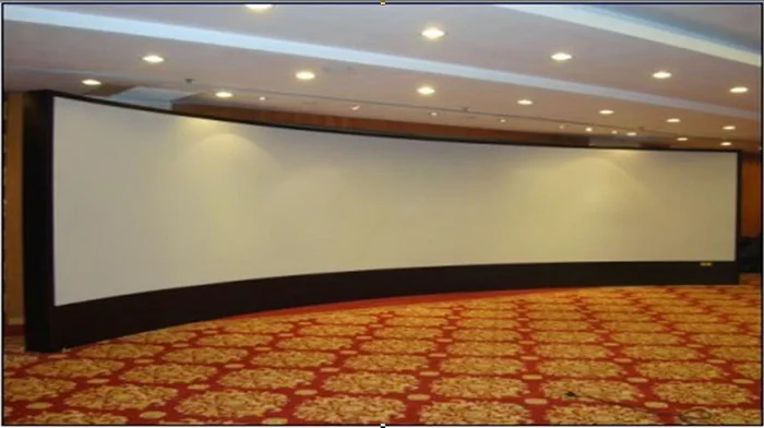 180-350 Inch Curved Projection Screen - 180 Degree View Angle