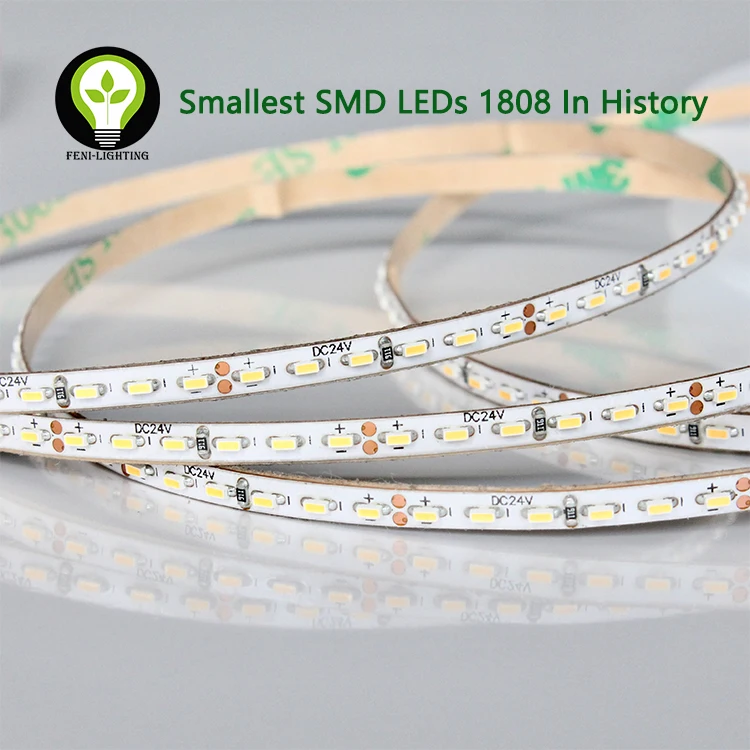 Smallest Smd Leds 1808 In History Dc24v 1808 Led Strip With Ultra ...