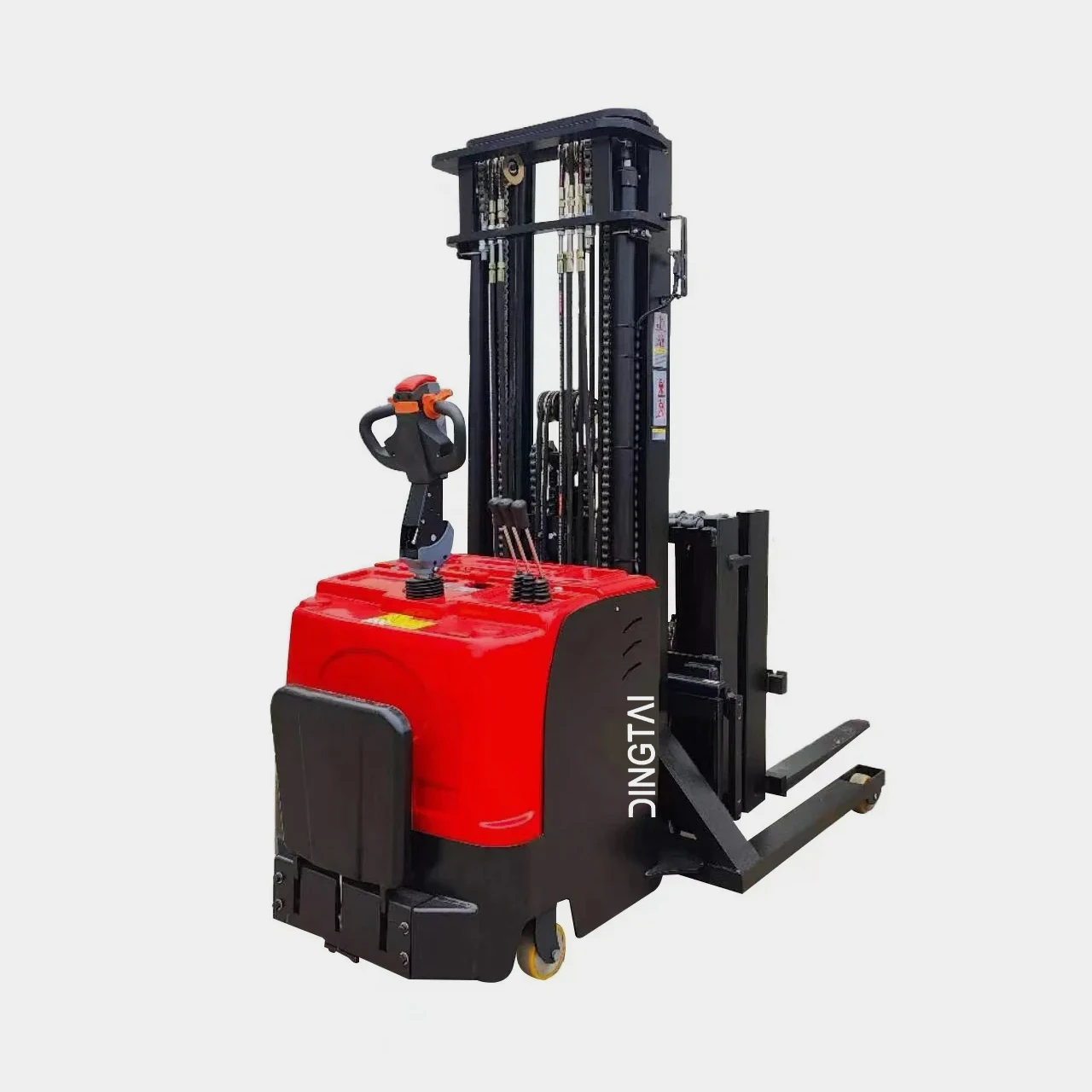 2000kg Full Electric Standing Double Extension Forward Pallet Forklift ...