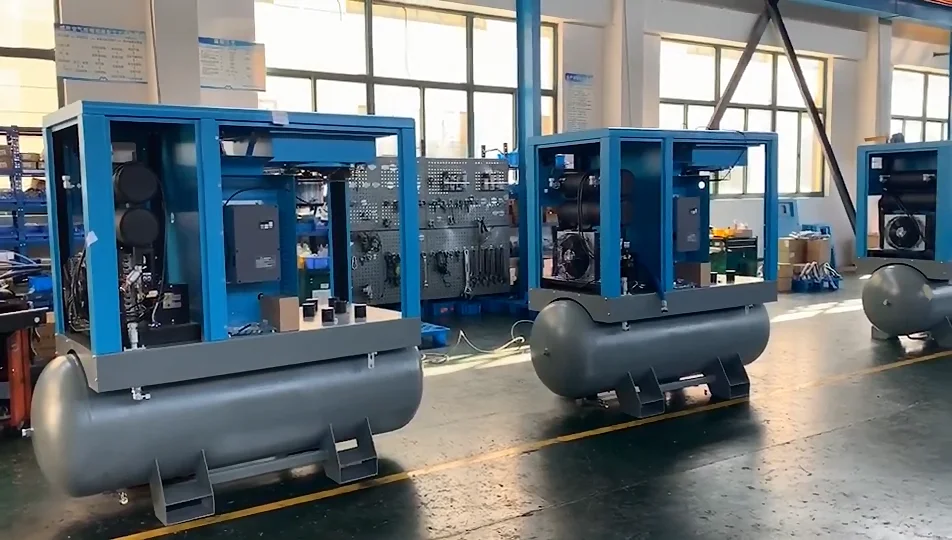 11kw 15hp Variable Frequency Stationary Electric Portable Rotary ...