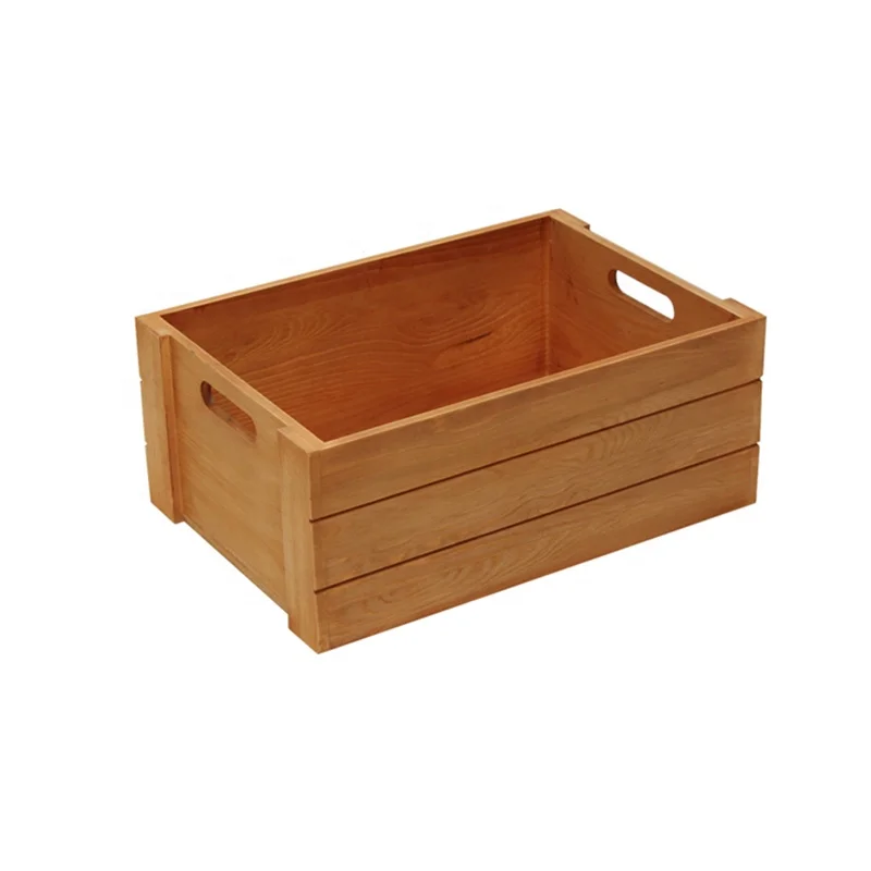 Custom Home Decor Wooden Storage Crates Small Wood Crate For Beer And ...