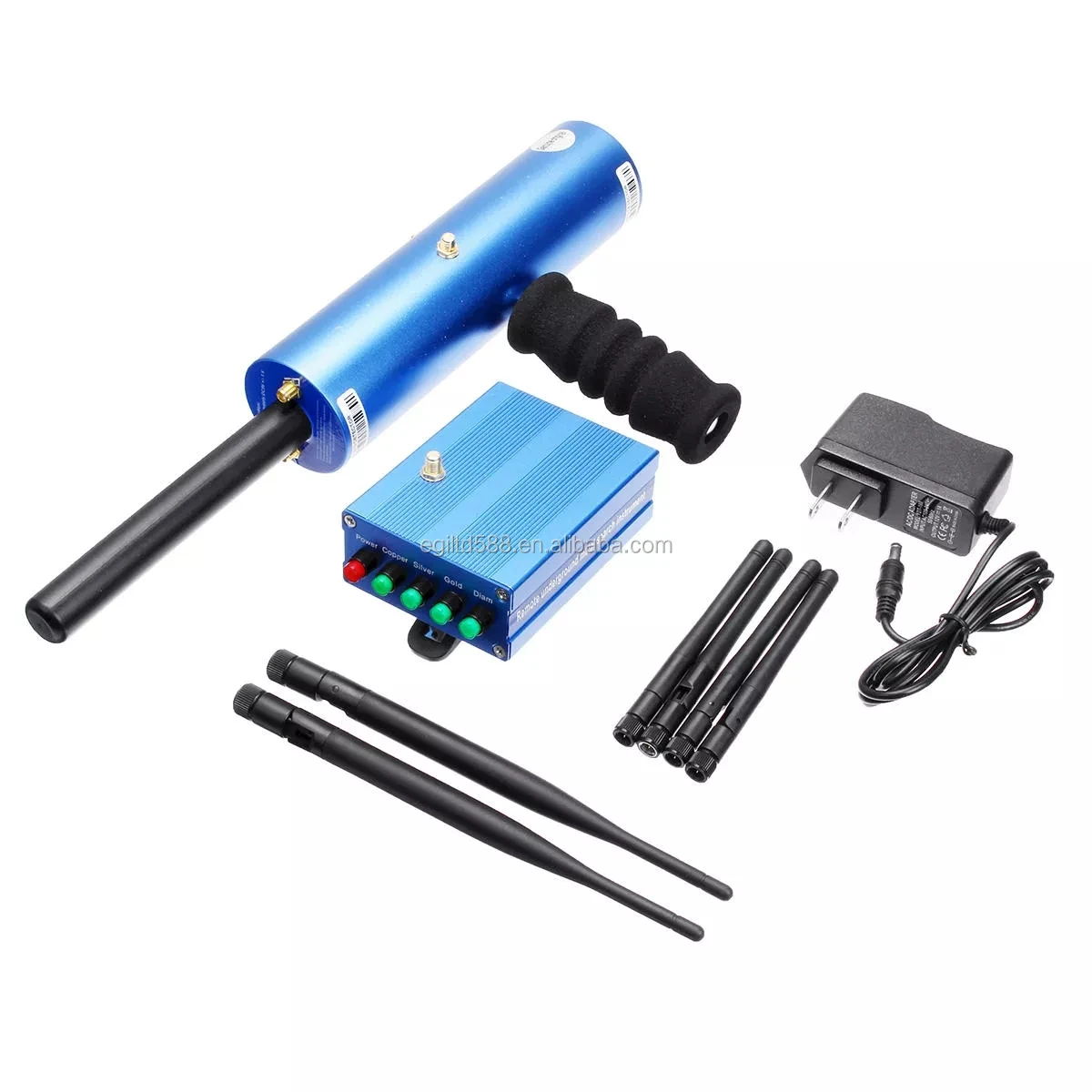 Black Color AKS Detector - Long Range Gold Diamond Detector