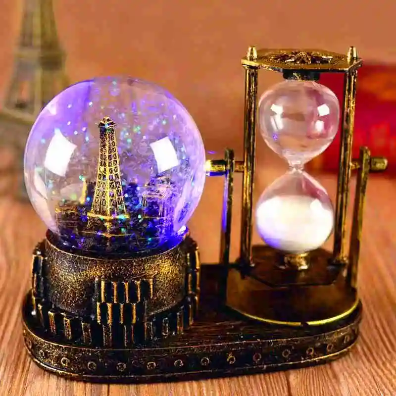 Unique Christmas Gifts For Her | Vintage Tower Hourglass Snow Globes ...