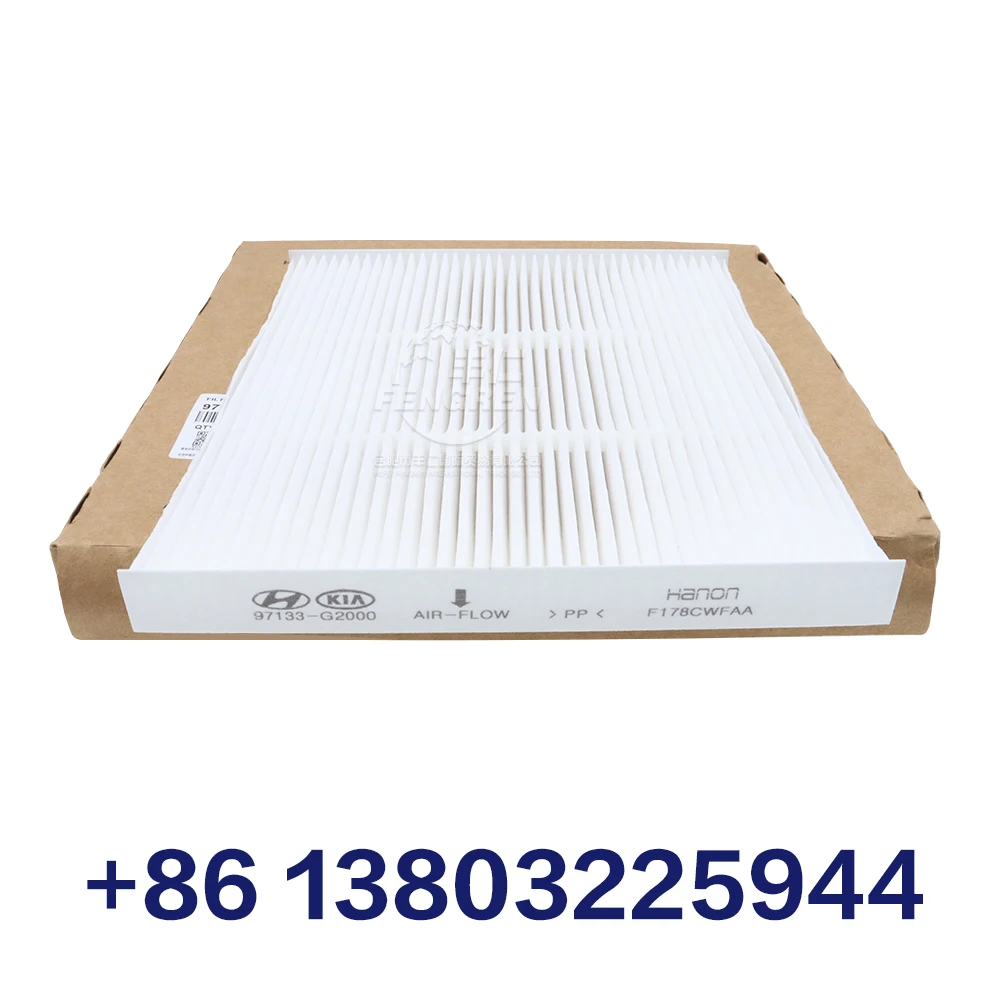 Cabin Air Filter 97133-G2000 for Hyundai Kia Vehicles