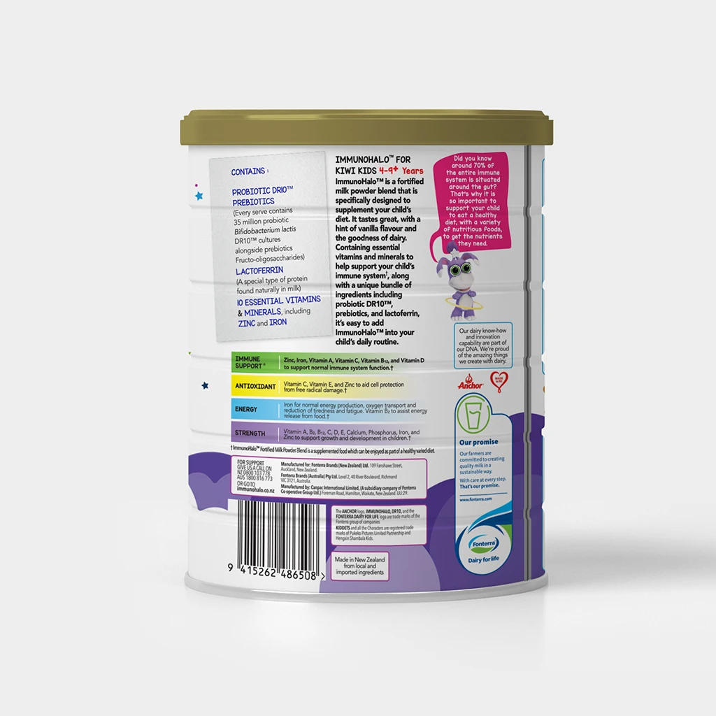 Anchor Immunohalo Fortified Milk Powder Blend 900g Can Lactoferrin ...