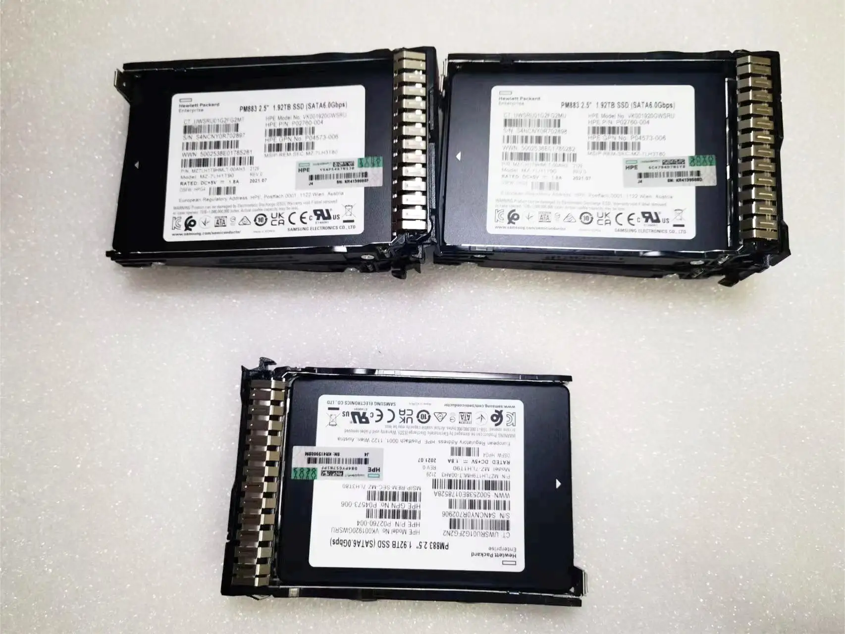 P02760-002 Hot Selling Original Hpe 1.92t Sata 6g Read Intensive 2.5 ...