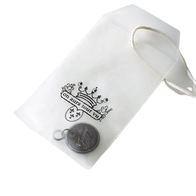 Cotton String Customized White Transparent Plastic Hang Tag,Pe Spare ...