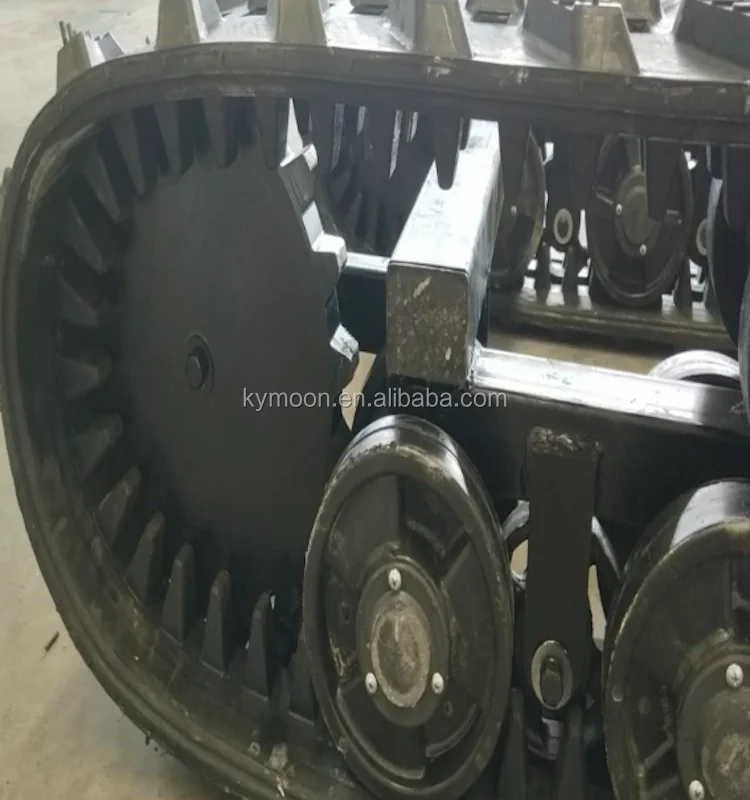 Robot Rubber Tracked Small Machine Max Load 200kg Tracked Robot ...