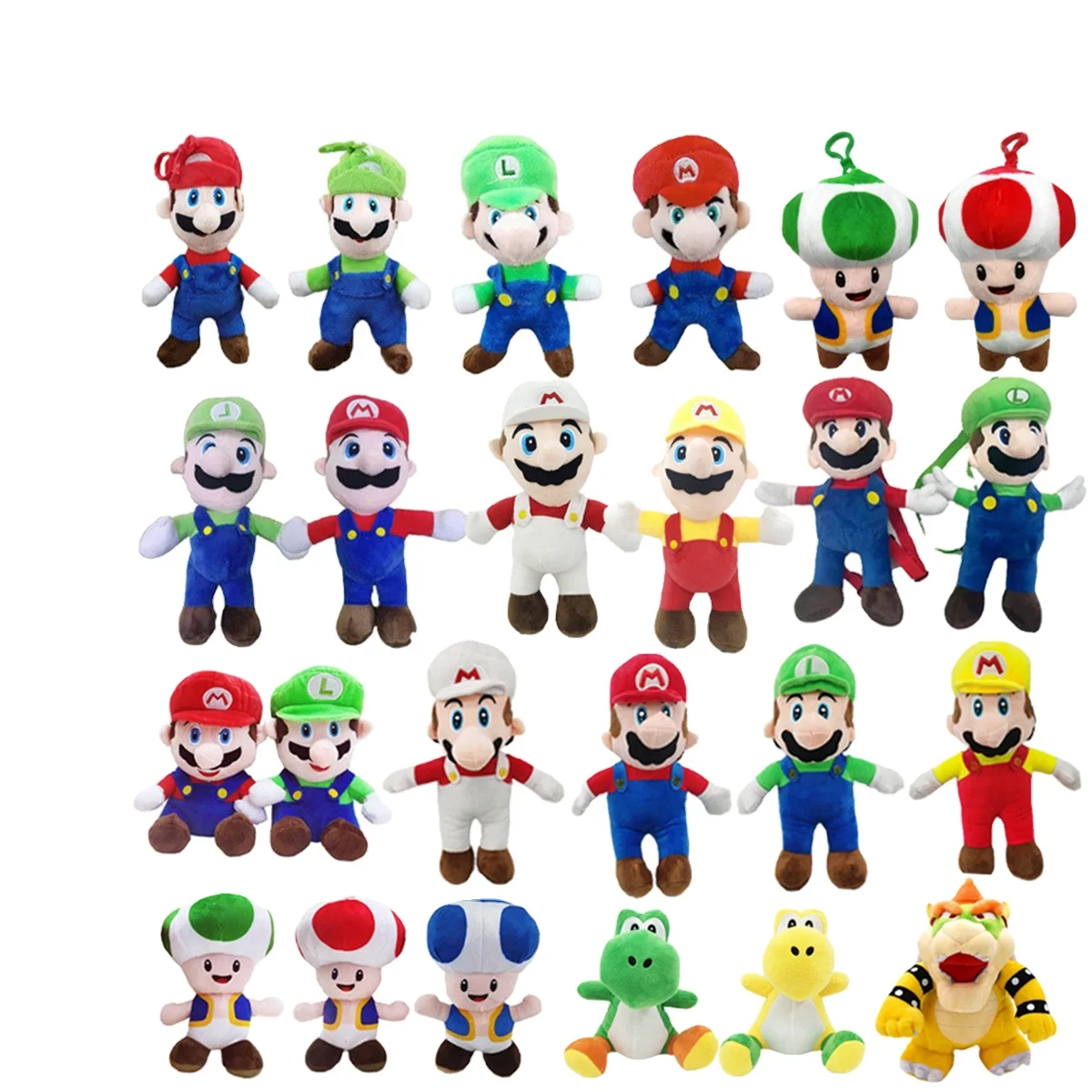 Hot Custom High Quality Mario Game Plush Toy Action Figure Mario Luigi ...