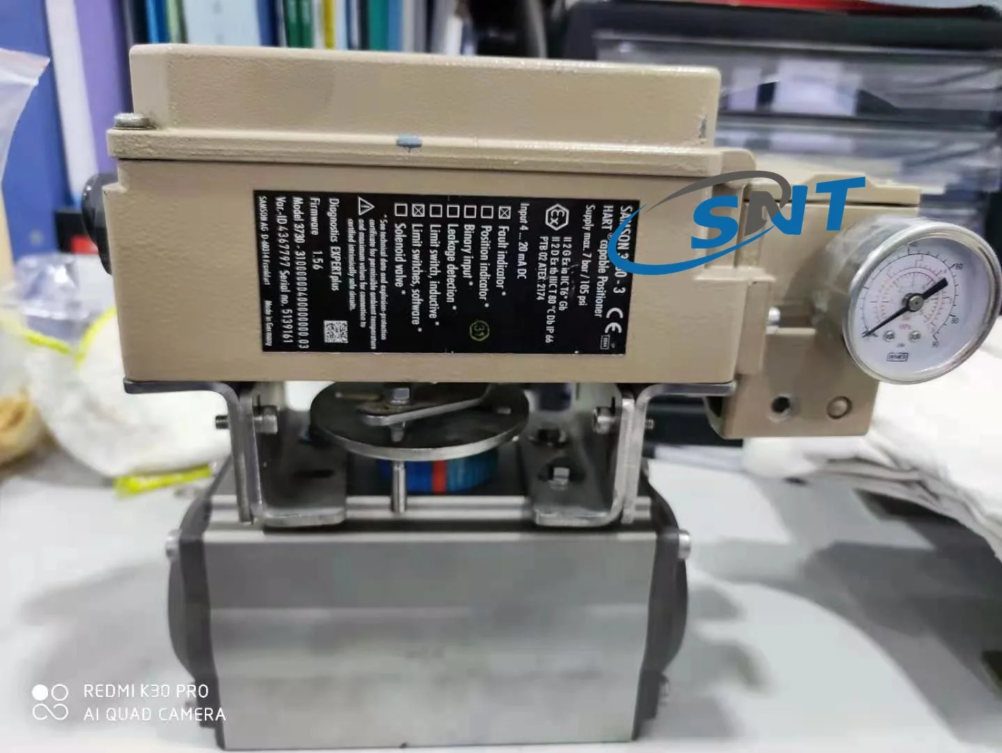 Samson Type 3730-3 Electropneumatic Positioner - 12 Month Warranty