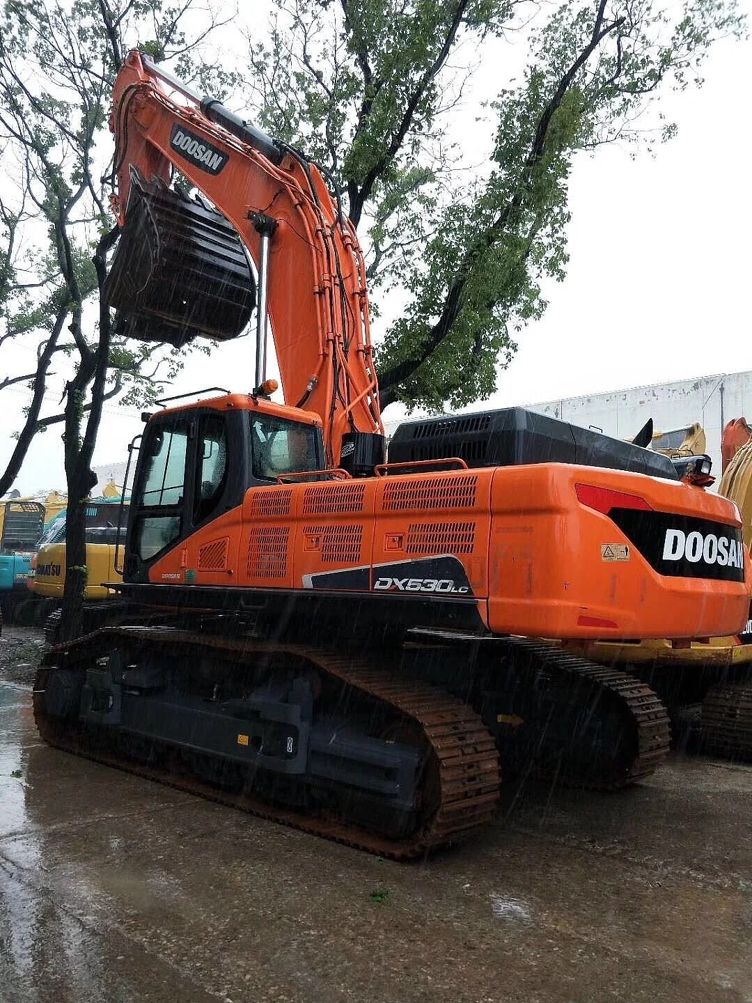 Strong Power Used Excavator Digger Doosan Dx530 Heavy Construction ...