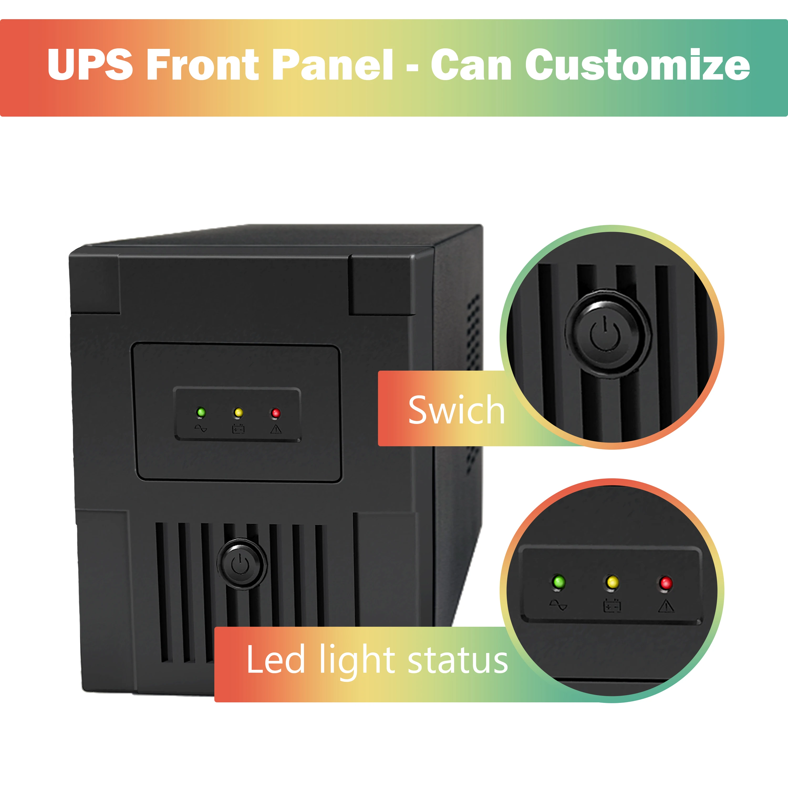 Single Phase Power Supply Ups 1000va 600w With Power Factor Correction ...