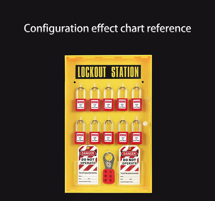 Wall Mounted Lockout Stations - Loto Lockout Station 20-lock Board ...