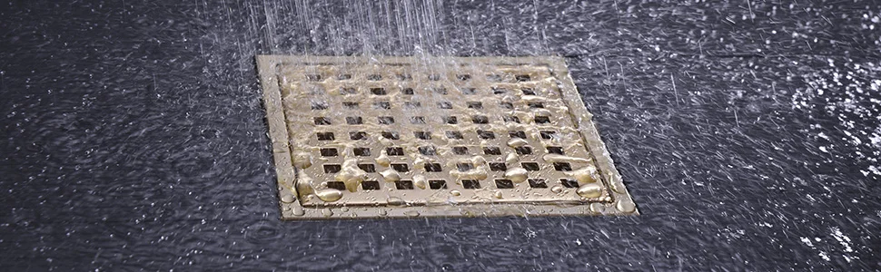Modern Design Square Shower Floor Drain 6-Inch SUS 304 Stainless Steel ...