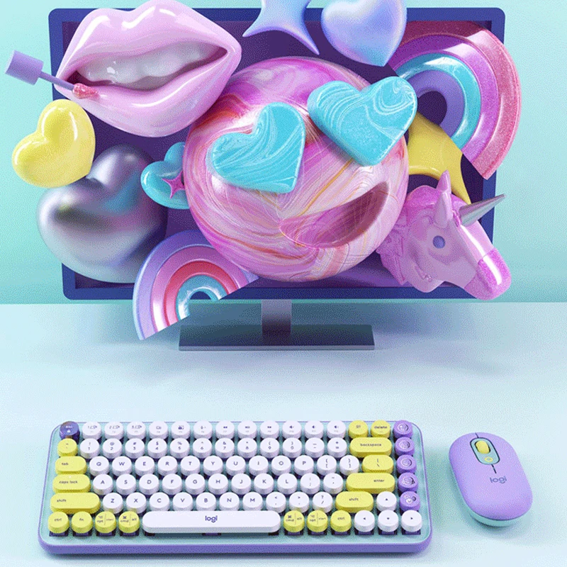 Logitech Mechanical Wireless Keyboard 87 Keys for Gaming & Office