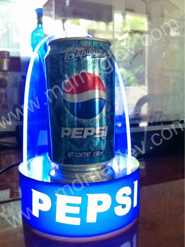 Pepsi Can Stand - LED Bottle Display Stands by Mingdian