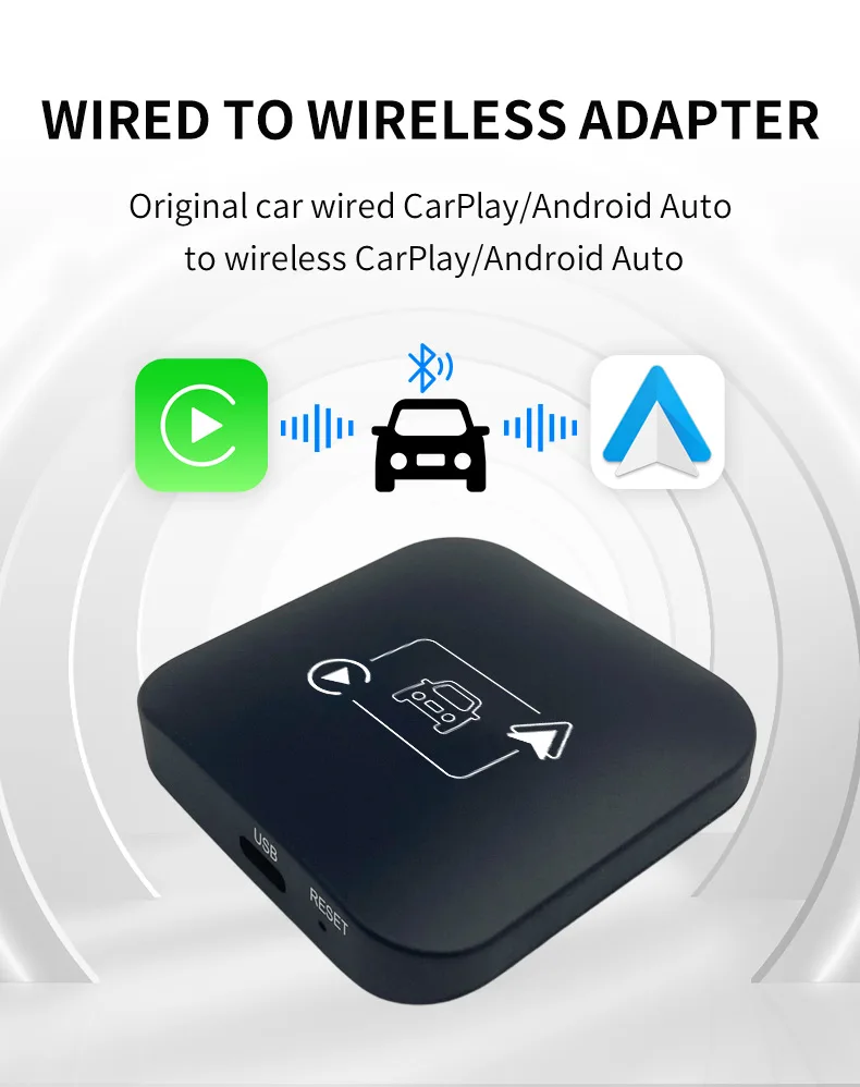 Carlink Universal Wireless Carplay Adapter - AI Box