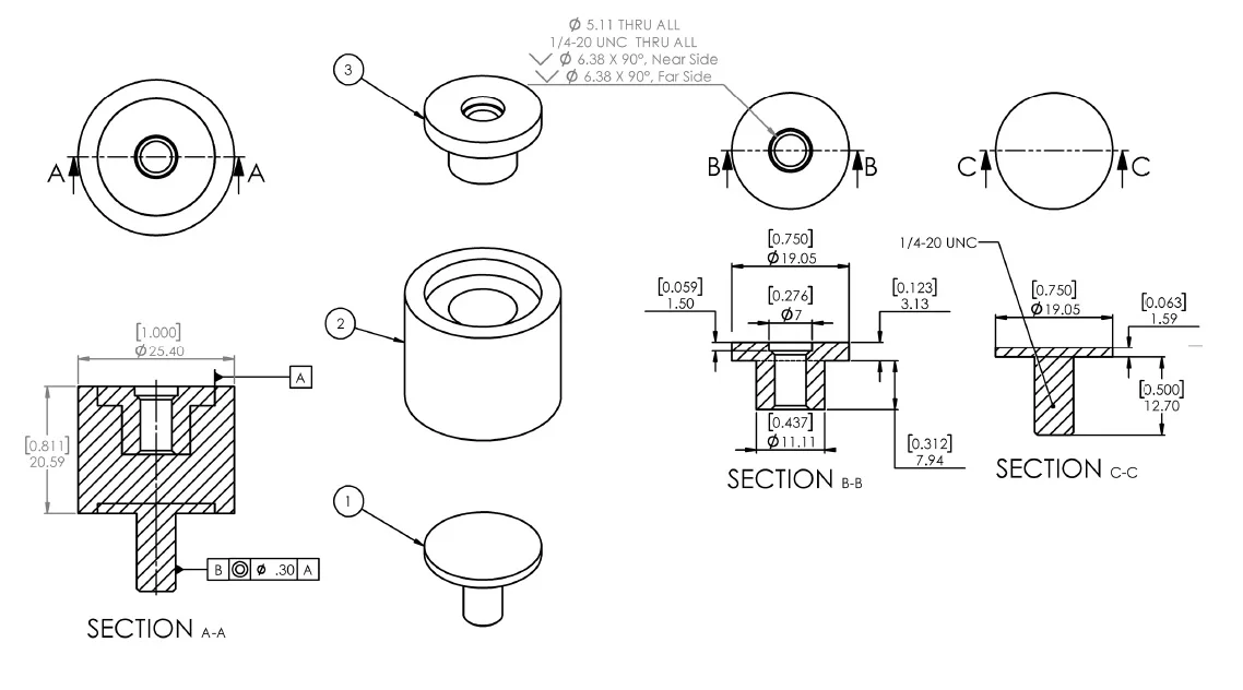 Natural Rubber Damping Screws & Nuts for Industrial Use
